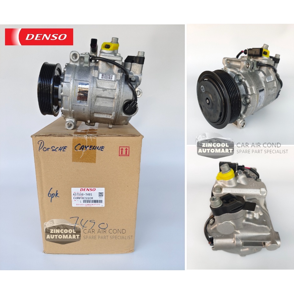 Porsche Cayenne AirCond Compressor 7SEU17C 6PK P/N : 437100-7491 💯 ...