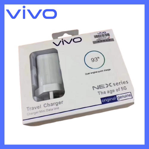 (NEX SERIES) VIVO Original Type C Fast Charger With Cable (3 pin UK Plug) | Shopee Malaysia