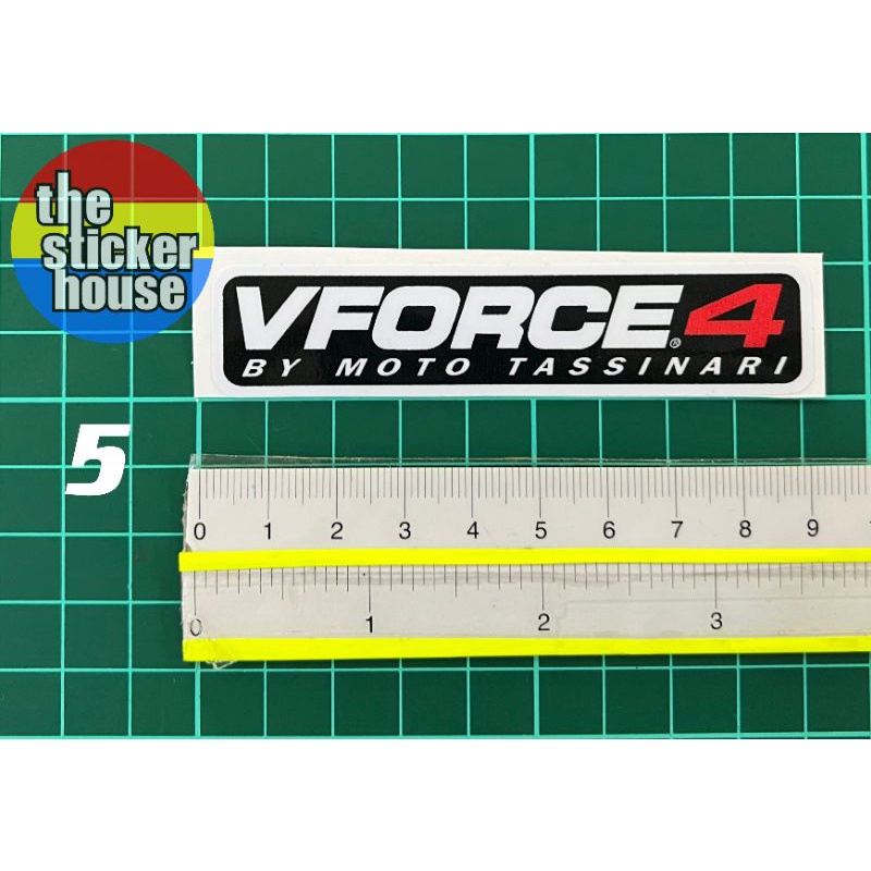 VFORCE 3 / VFORCE 4 / MOTOTASSINARI (5CM & 9CM) STICKER PRINTING ...