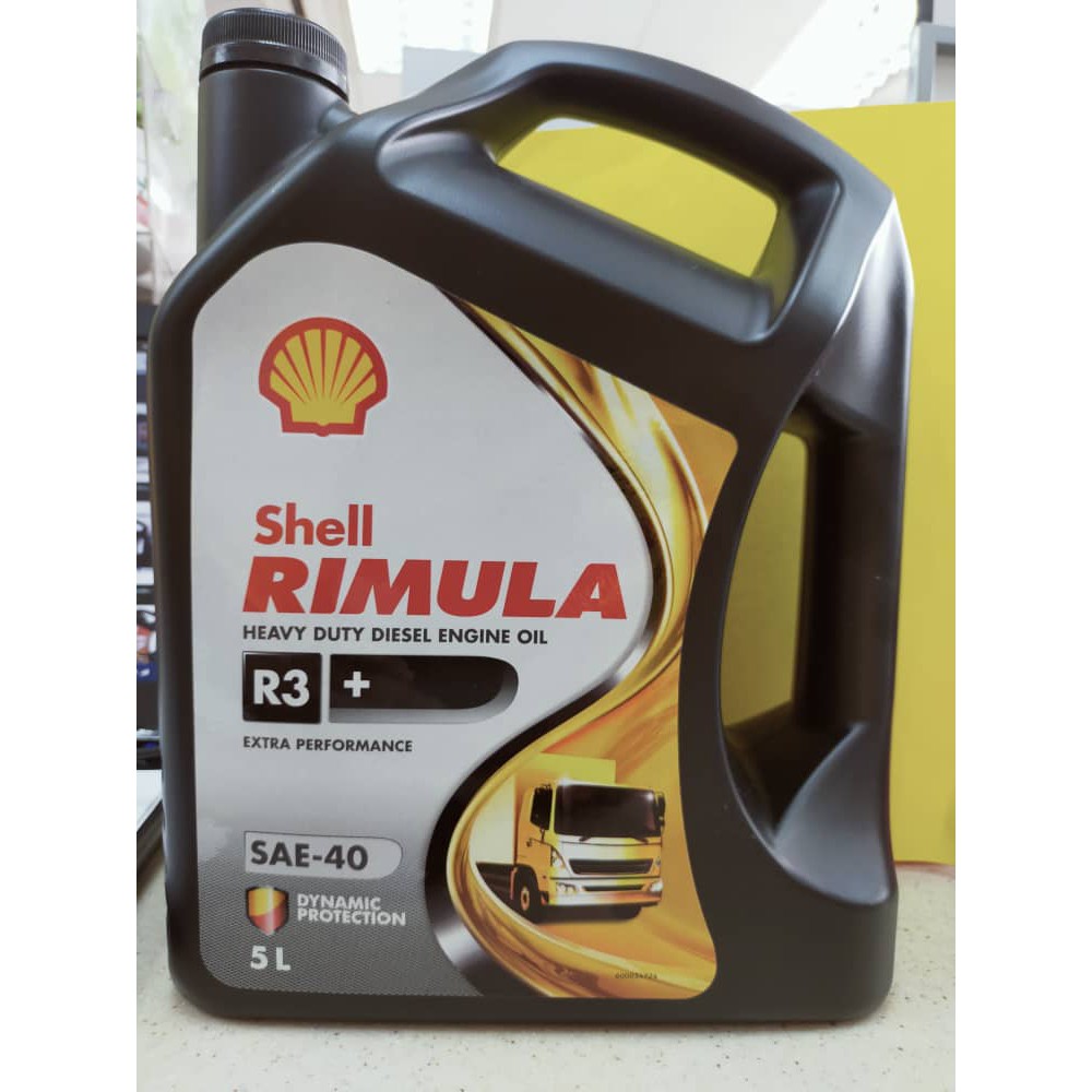 SHELL RIMULA R3+ SAE 40 5L | Shopee Malaysia