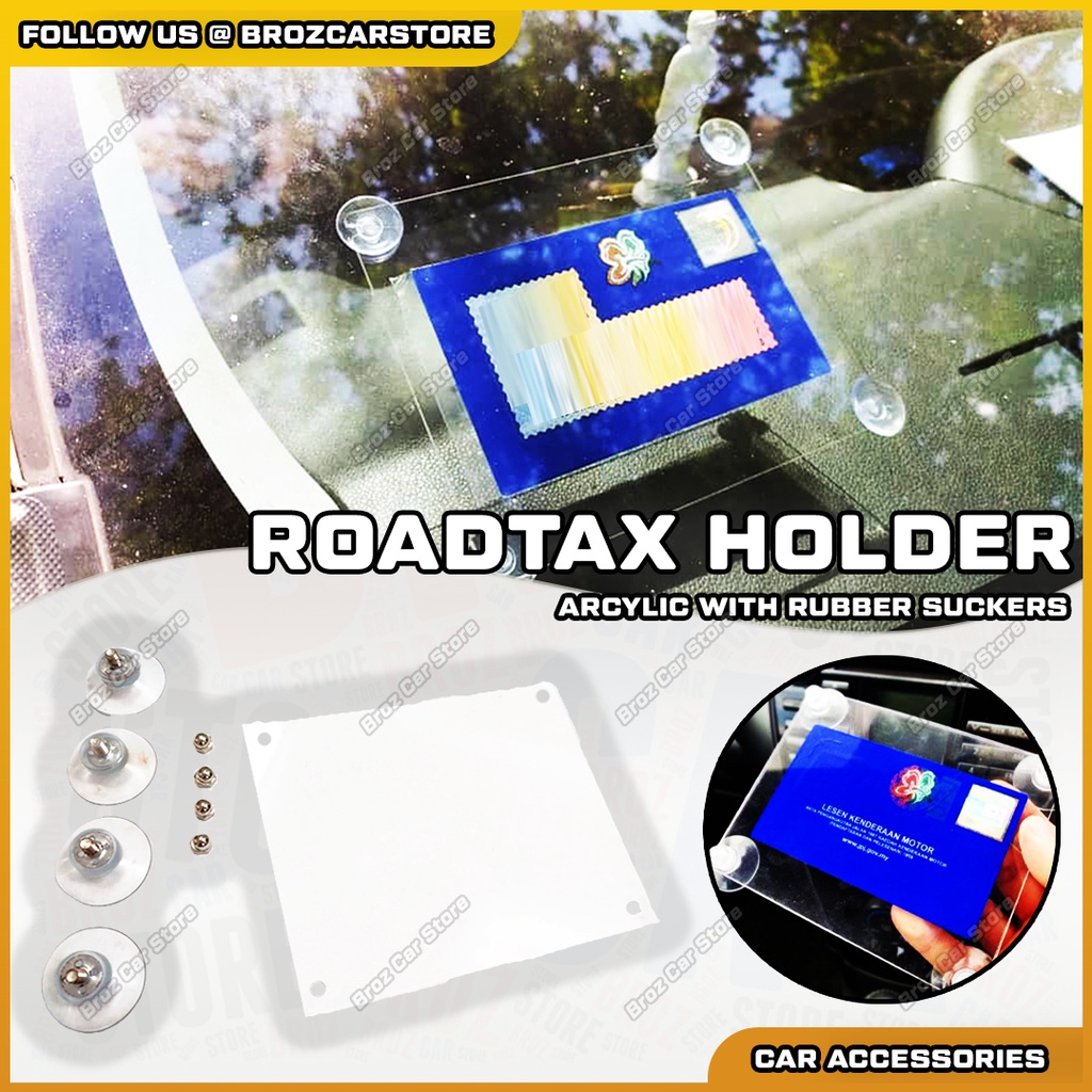 🗃️ Plastic Roadtax Holder RFID Holder Car Puspakom Lorry 4X4 Van Holder ...