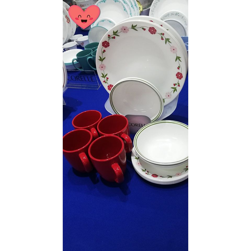 Corelle Spring Pink (Livingware 16pcs) | Shopee Malaysia