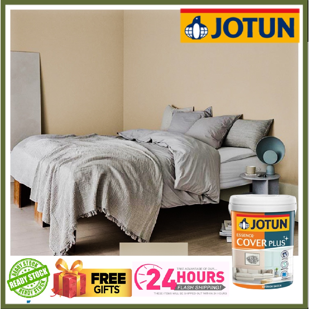 JOTUN 1L 1393 LYS JORD ESSENCE COVER PLUS SHEEN & MATT/INTERIOR WALL PAINT /CAT BOLEH CUCI/KILAT ...