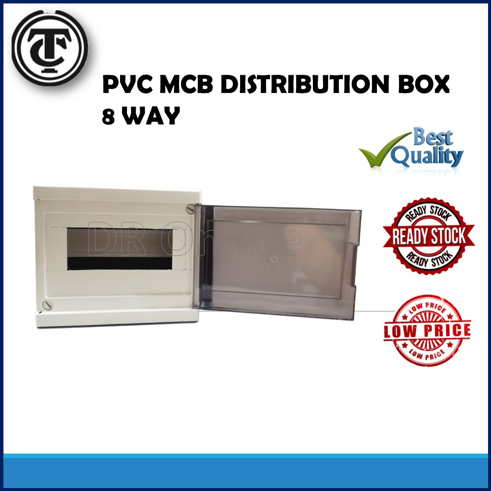 TC MCB PVC DB Box / MCB Distribution Box , 8Way, PVC | Shopee Malaysia