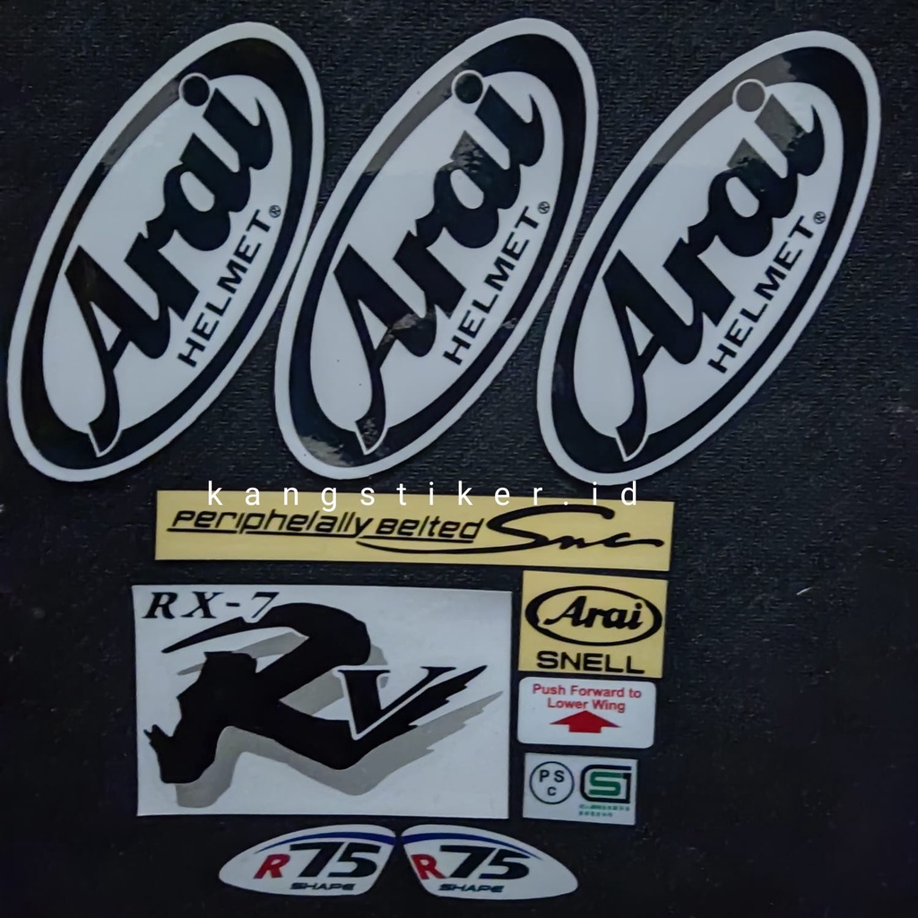 Arai STICKER SET RX7-RR5 | Shopee Malaysia