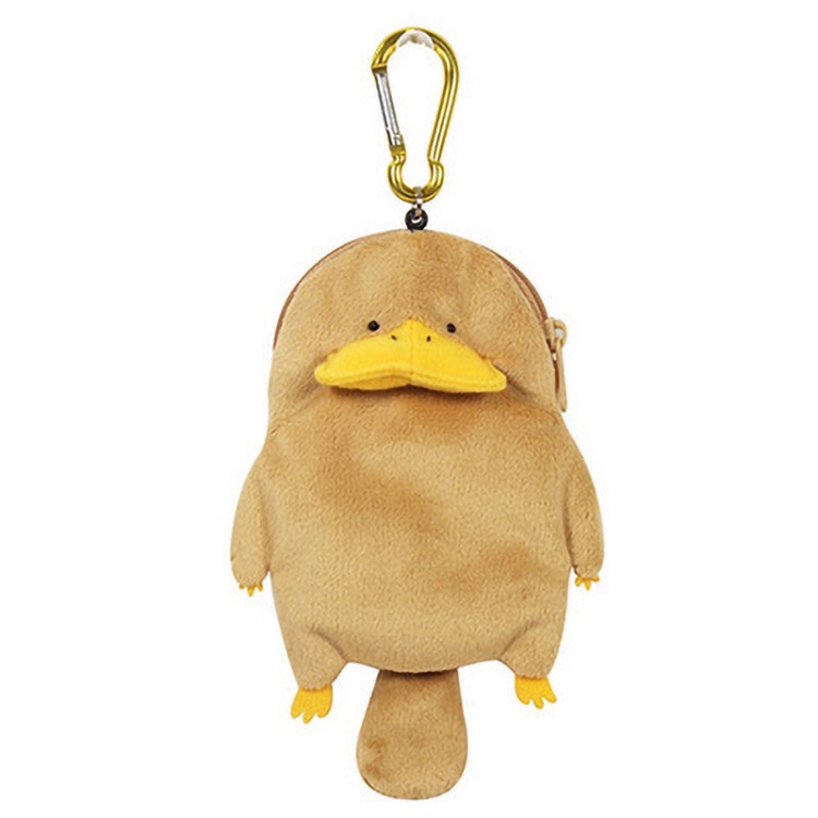 Korean Cartoon Animal Wombat Family Keychain Cute Coin Purse Plush Toy ...