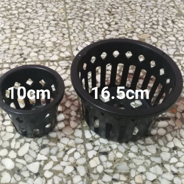 🔥🔥BLACK COLOR ORCHID POT/Pasu orkid hitam🔥🔥 | Shopee Malaysia