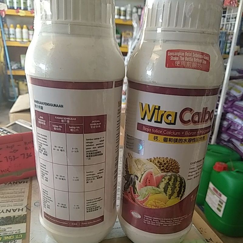 WIRA CALBO 1LTR - Baja foliar - calcium+boron+magnesium | Shopee Malaysia