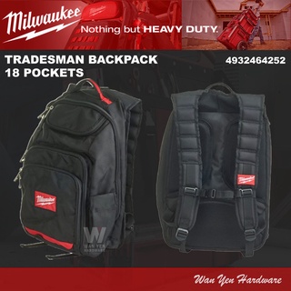 Milwaukee Tradesman Backpack with 18 Pockets 4932464252 | Shopee Malaysia