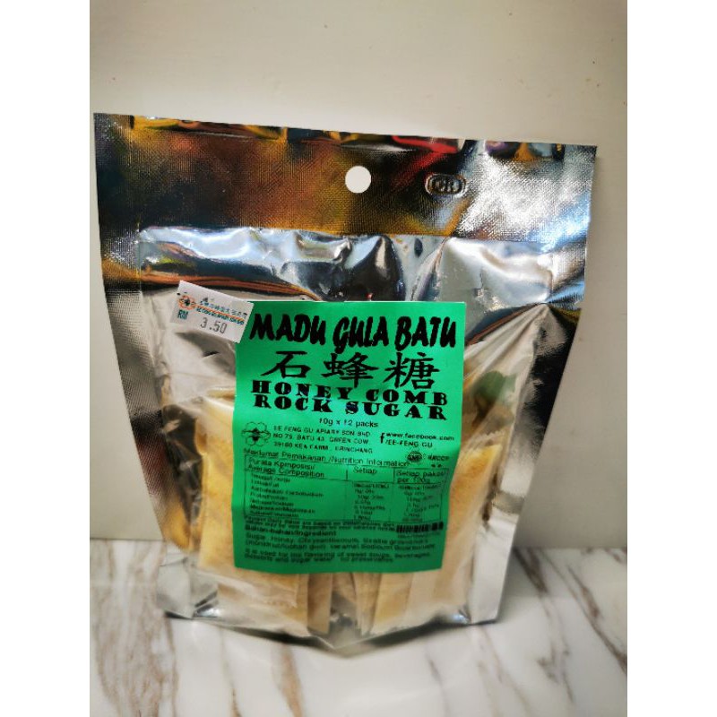 Madu Gula Batu 石蜂糖 Honeycomb rock sugar loose pack | Shopee Malaysia