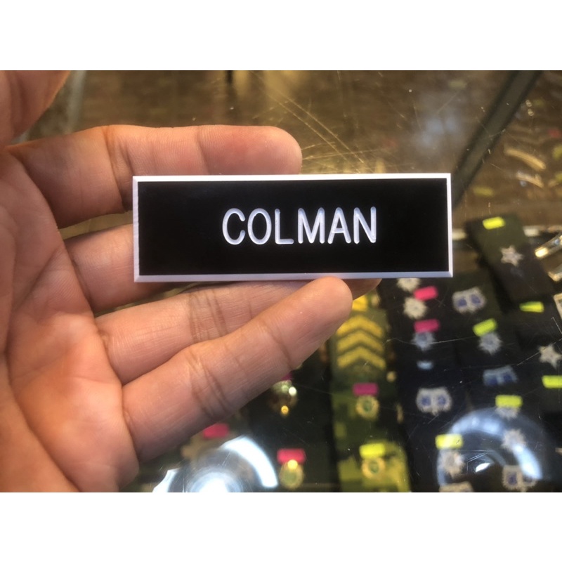🔥 ENGRAVE NAME TAG SIZE A & SIZE B NORMAL & EPOXY🔥 | Shopee Malaysia