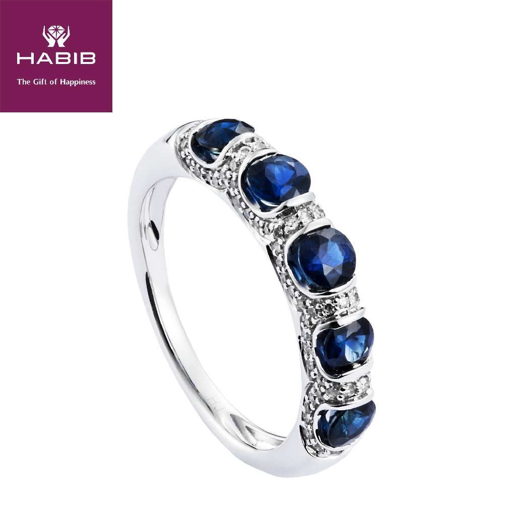 Habib blue sapphire ring store