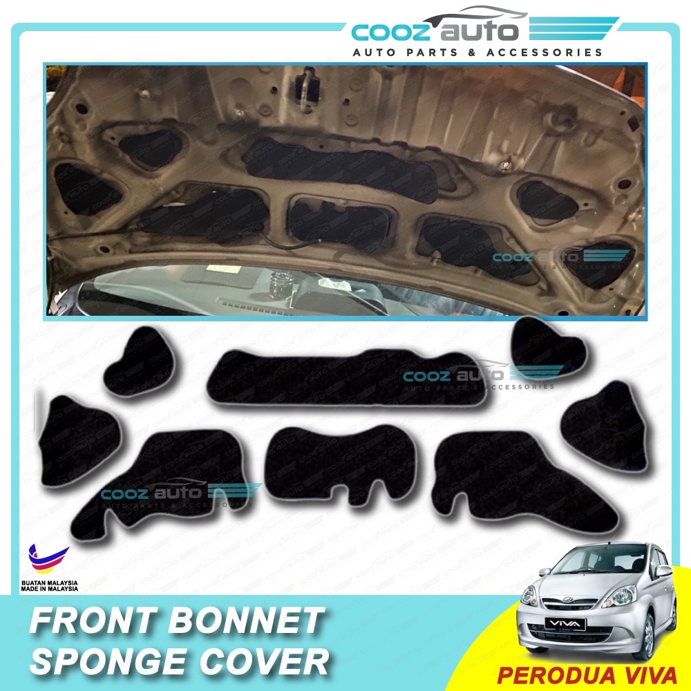 Perodua Viva Front Car Bonnet Sound Proof Hood Bonnet Soundproofing ...