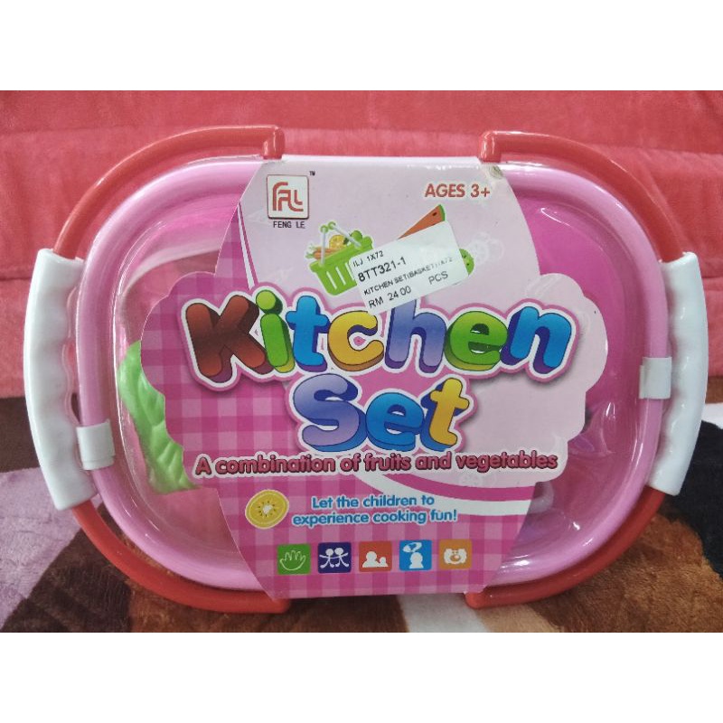 KITCHEN SET - A COMBINATION OF FRUITS AND VEGETABLES. (READY STOCK ...