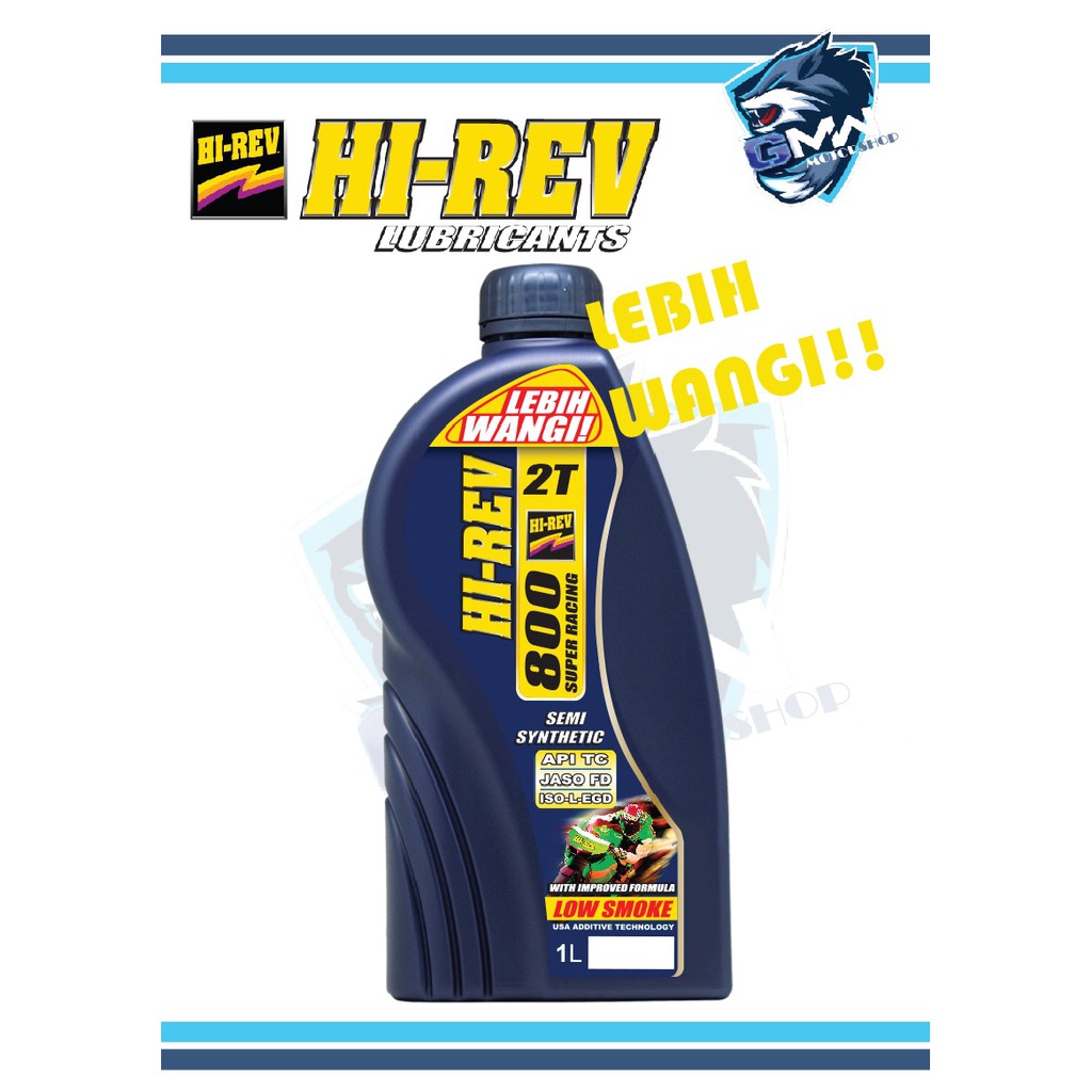 Hi rev hi-rev 2t 800 (lebih wangi) semi 100% original 1L | Shopee Malaysia