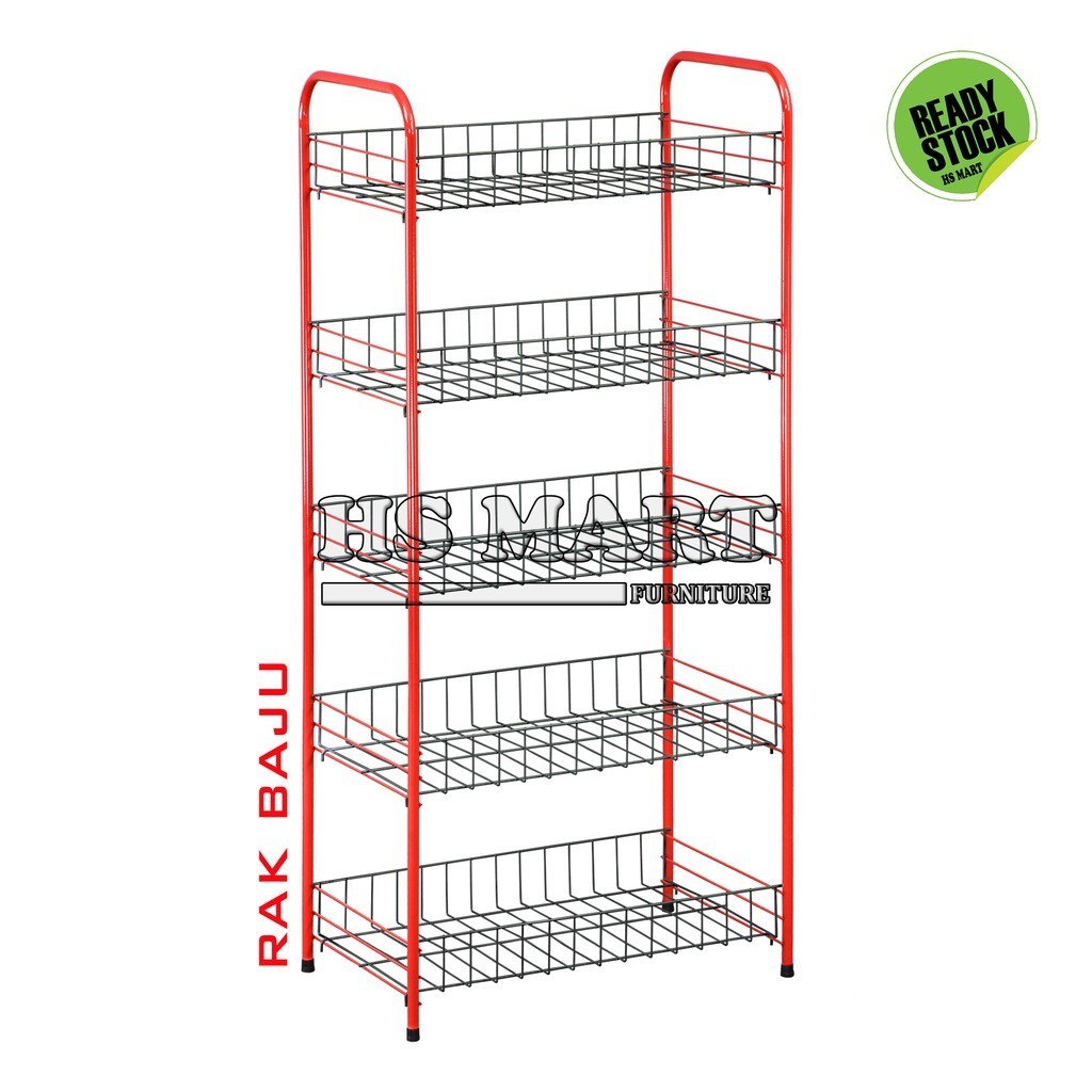 5 Tiers Multi Purpose Rack / Kitchen Rack / Kitchen Organizers / Dish ...