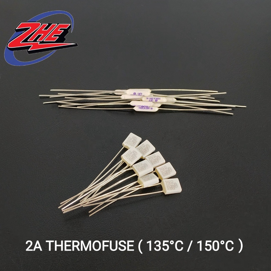 ( 1PC ) Fan Motor Thermal Fuse 2A 135°C/150°C For Table Fan / Stand Fan ...