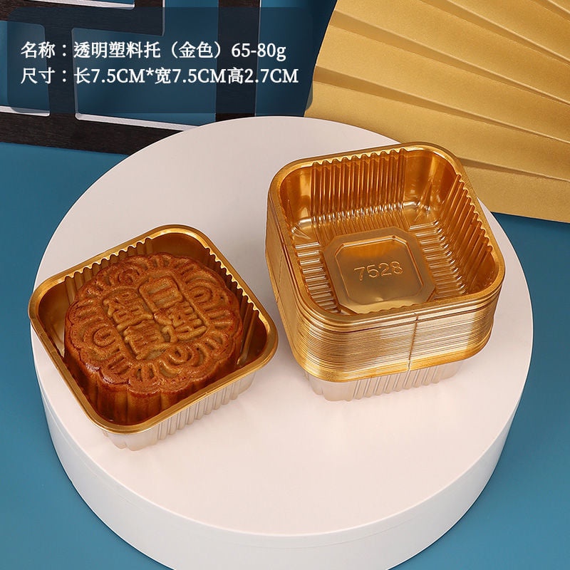 🔥Ready Stock🔥月饼托 50/100pcs Mooncake Packaging Box Transparent Plastic ...