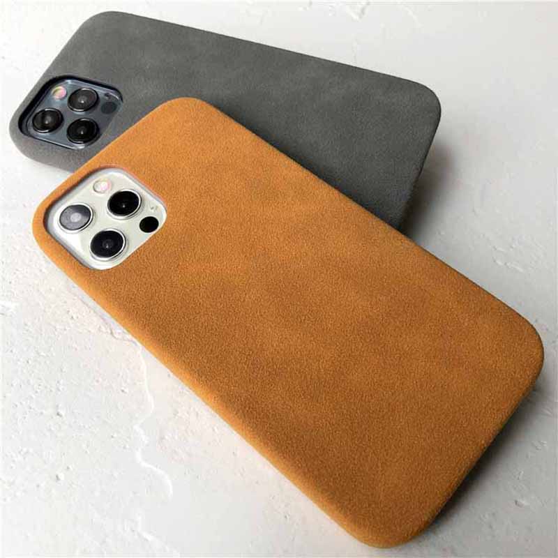 Ultra thin Suede Texture leather Phone Cases For iPhone 14 Pro Max ...