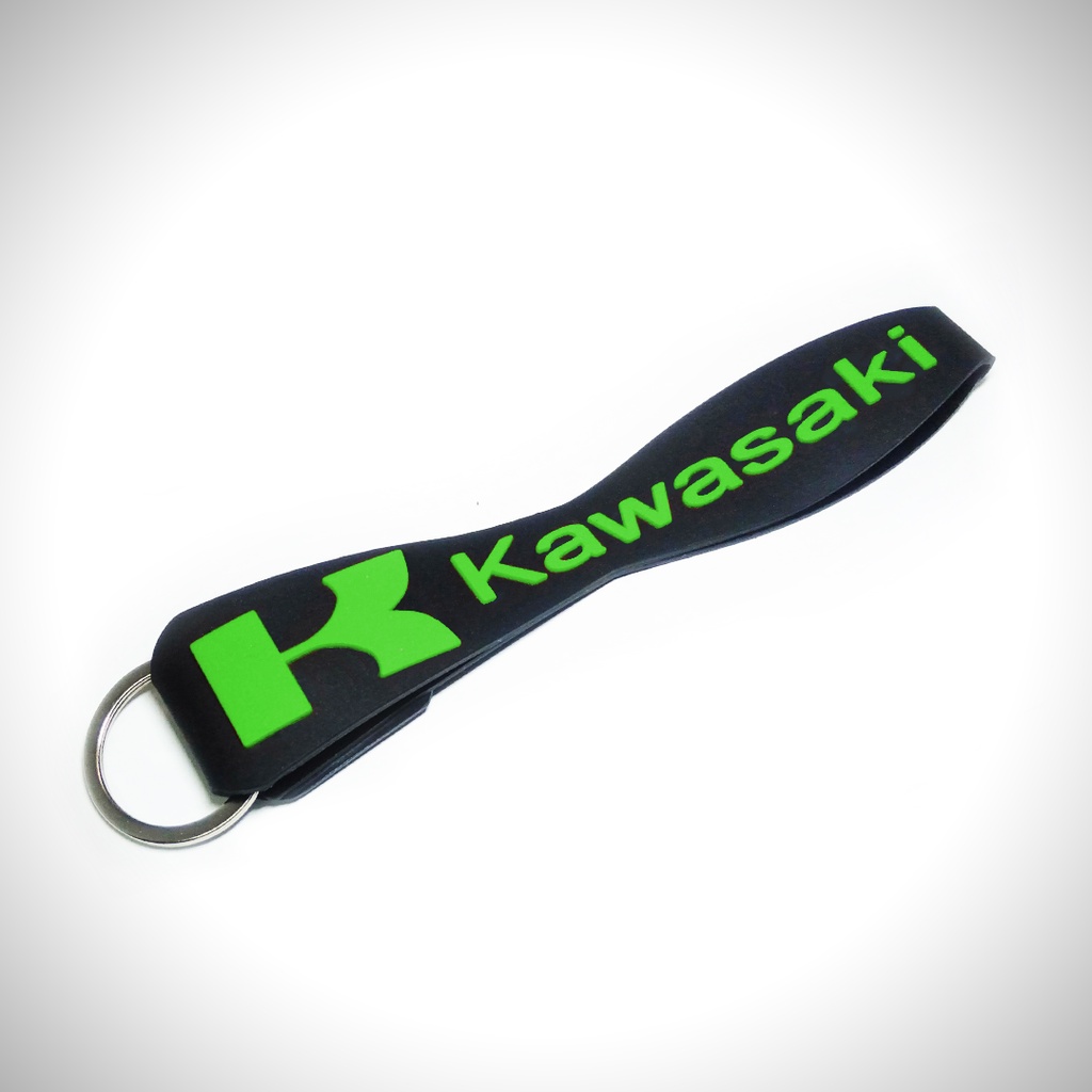 GANTUNGAN Kawasaki Motorcycle KEYCHAIN 3D RUBBER KEYCHAIN Cool Unique ...
