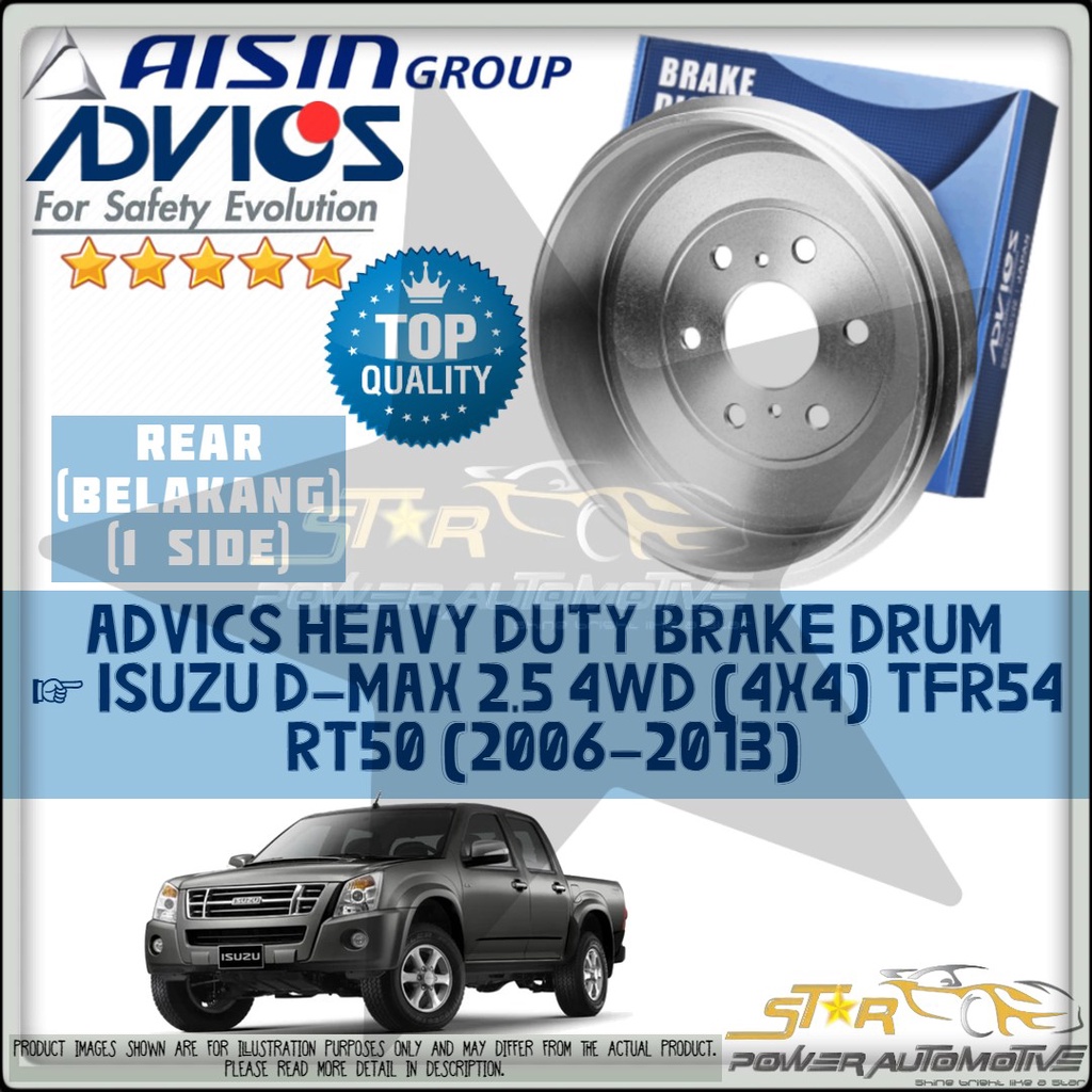 AISIN ADVICS Heavy Duty Isuzu D-MAX Dmax 2.5 4WD 4X4 TFR54 RT50 RT-50 ...