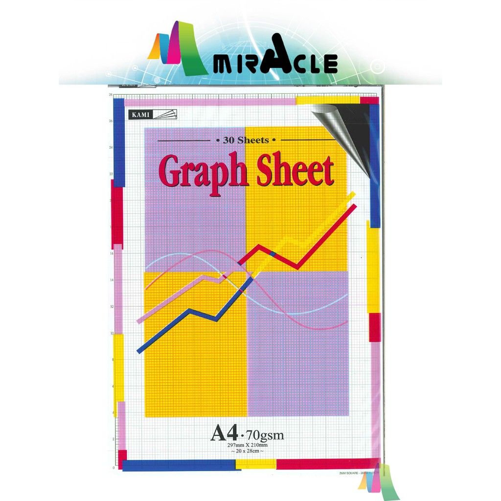 GRAPH PAPER A4 70G 30 Sheets (GRAPH + SINGLE LINE) KERTAS GRAF | Shopee ...