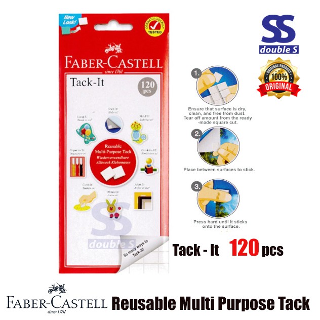 Tack It/ Faber Castell Reusable Multi-Purpose Tack (42/108/120pcs ...