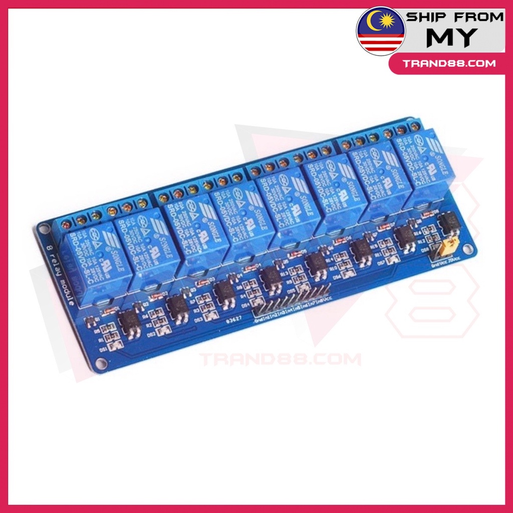 Arduino IoT 8 Channel Way Opto Isolator 5V Relay Module | Shopee Malaysia