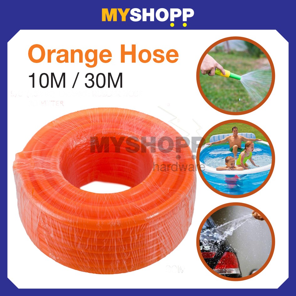 (Premium Quality) PVC Orange Garden Hose | Paip/Hos Getah Oren | 5M & 10M & 30M [Ready Stock ...