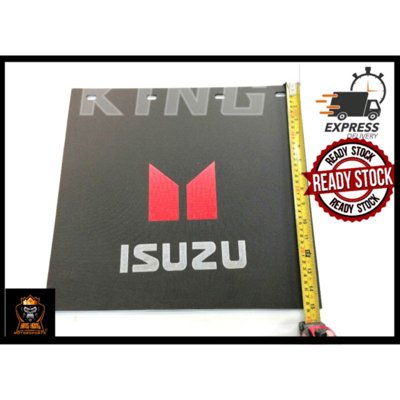 Universal ISUZU PVC MUDFLAP FOR LORRY 3TON TRUCK SIZE :(39cm x 42cm ...