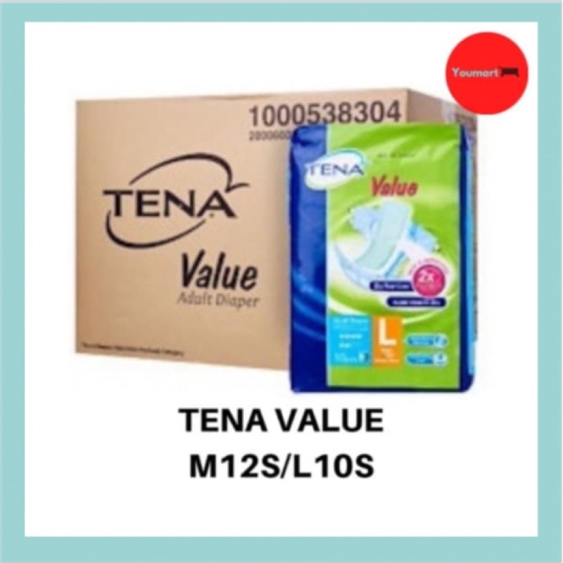 Tena Value Adult diaper (Tape) (M-1carton/96pcs) / (L -1 Carton/80pcs) | Shopee Malaysia