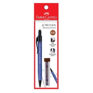 FABER-CASTELL Tri Click Mechanical Pencil with Pencil Lead 0.5mm ...