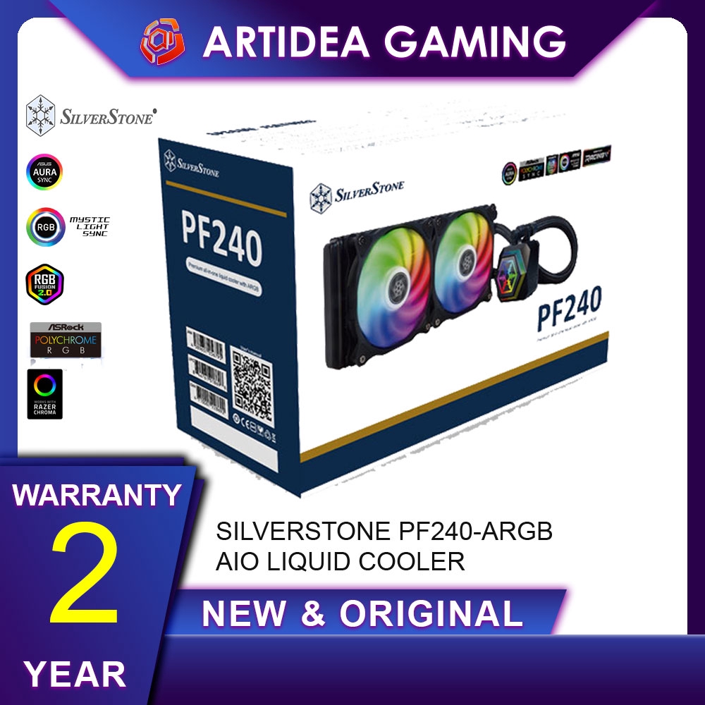 ^ SILVERSTONE PF240-ARGB AIO LIQUID COOLER - SST-PF240-ARGB | Shopee ...