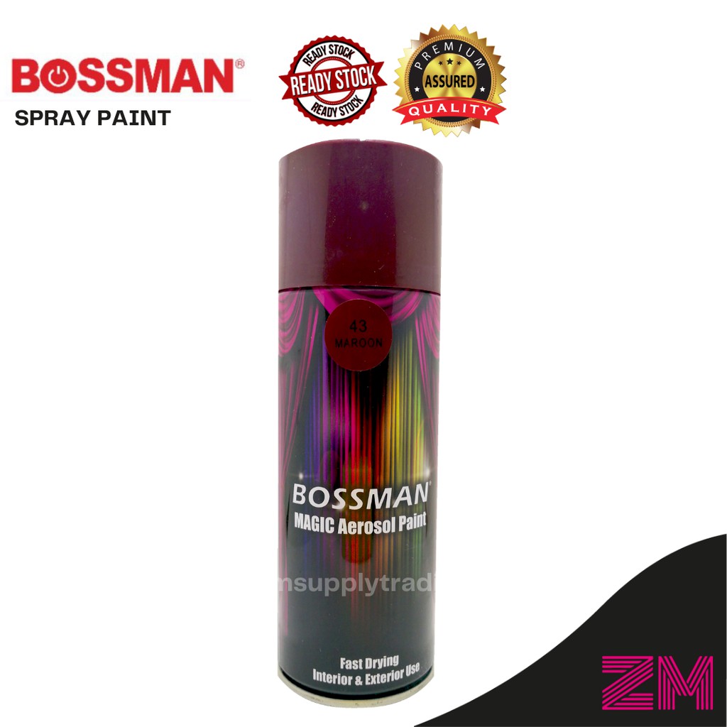 BOSSMAN / BAIDE 400ml Magic Aerosol Spray Paint Fast Dry Interior ...