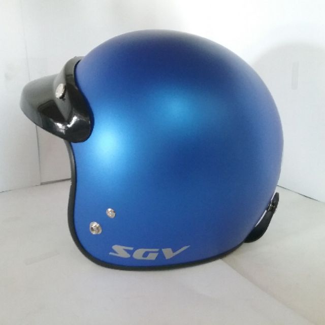 SGV 99ND MATT COLOUR HELMET (MATT BLUE) | Shopee Malaysia