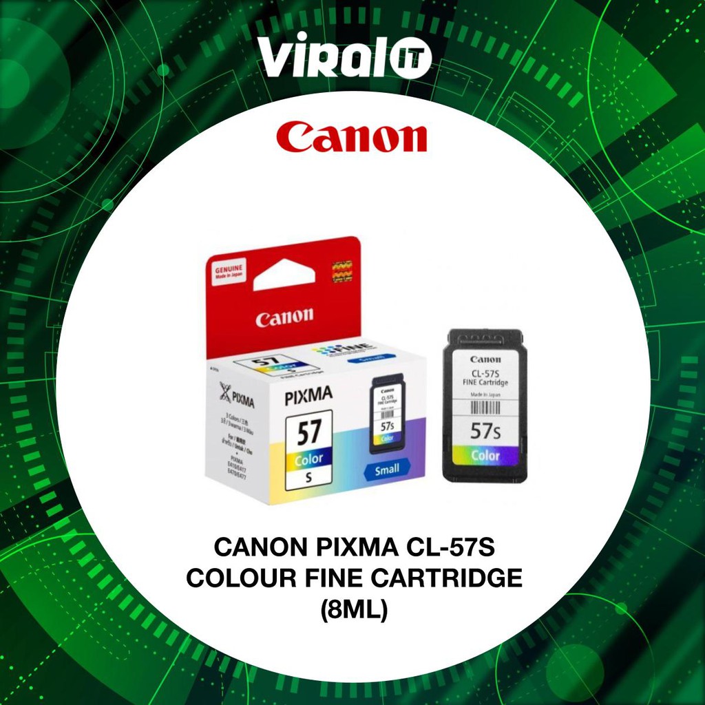 CANON PIXMA CL-57S COLOUR FINE CARTRIDGE (8ML) | Shopee Malaysia