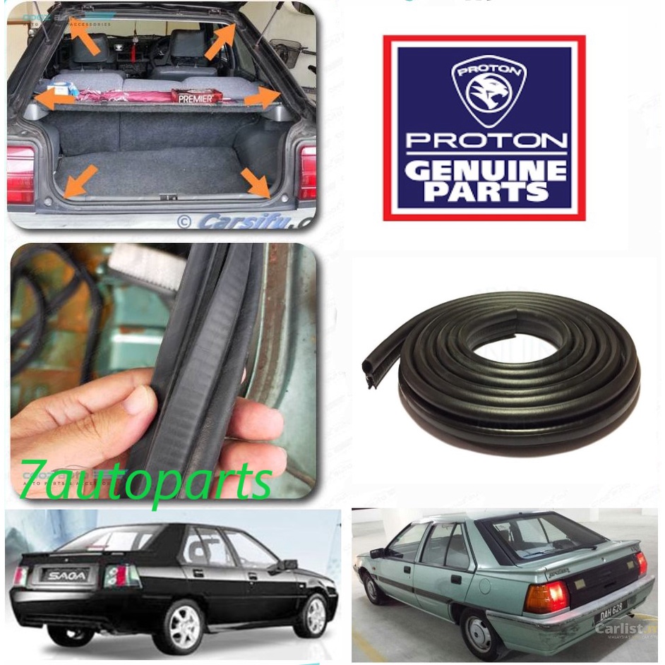 ORIGINAL Proton Saga Iswara Aeroback LMST Rear Bonnet Rubber / Rear ...