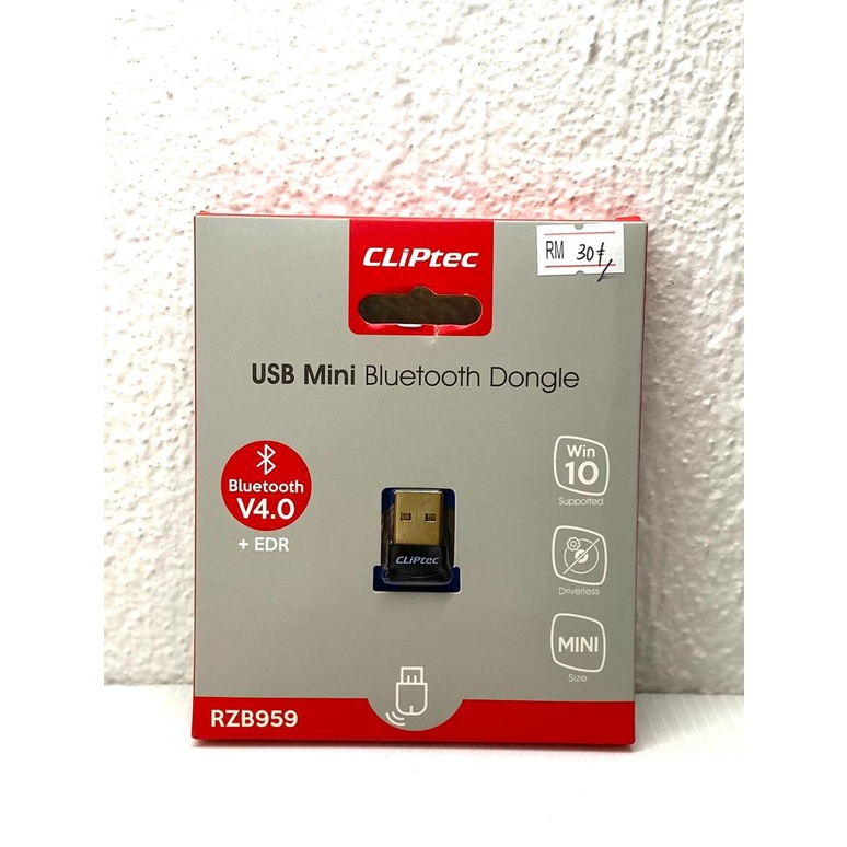CLiPtec RZB959 Usb Mini Bluetooth Dongle -Bluetooth V4 | Shopee Malaysia