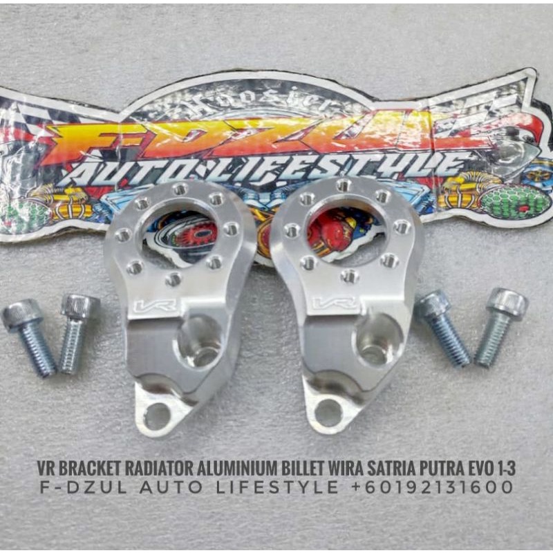 Velocity Race VR Bracket Radiator Aluminium Billet Wira Satria Putra EVO 123 1 Pair | Shopee ...