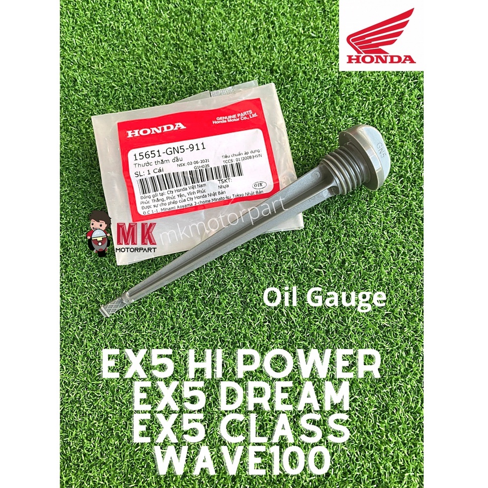 Honda EX5 Hi Power , Dream , Class / Wave100 OIL GAUGE , Tudung Minyak 15651-GN5-911 100% ...
