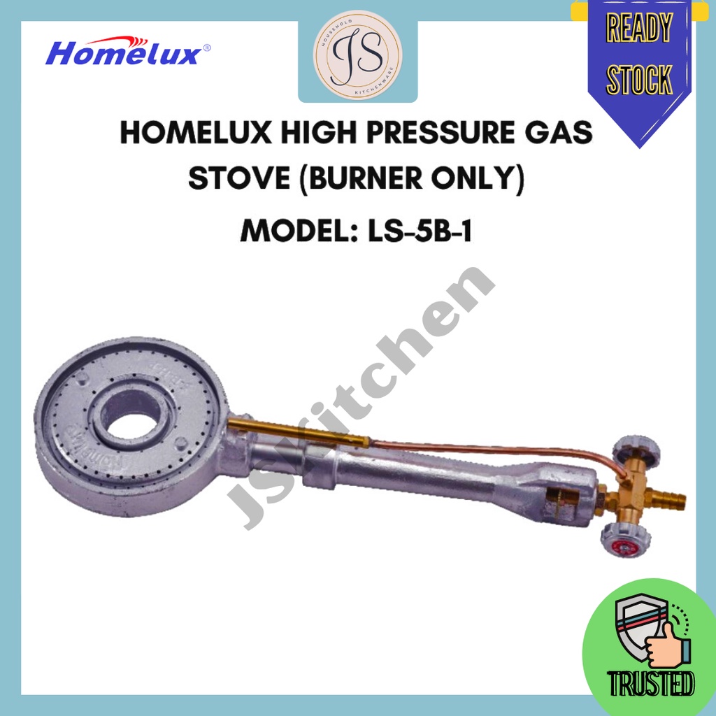 JASENG | HOMELUX HIGH PRESSURE GAS STOVE BURNER ONLY HL-5B-1 | Shopee ...