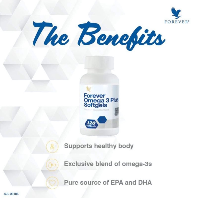 FOREVER LIVING OMEGA 3 PLUS (120BIJI) exp 7/2025 | Shopee Malaysia