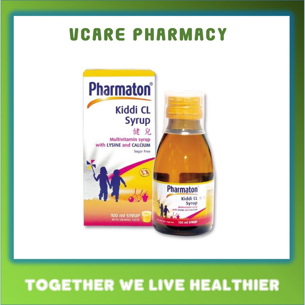PHARMATON KIDDI CL SYRUP 100ML | Shopee Malaysia