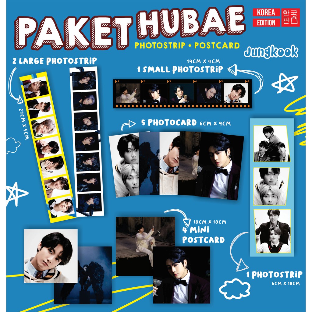Hubae FANKIT BTS Package RM JIN SUGA JHOPE JIMIN V JUNGKOOK KPOP ...