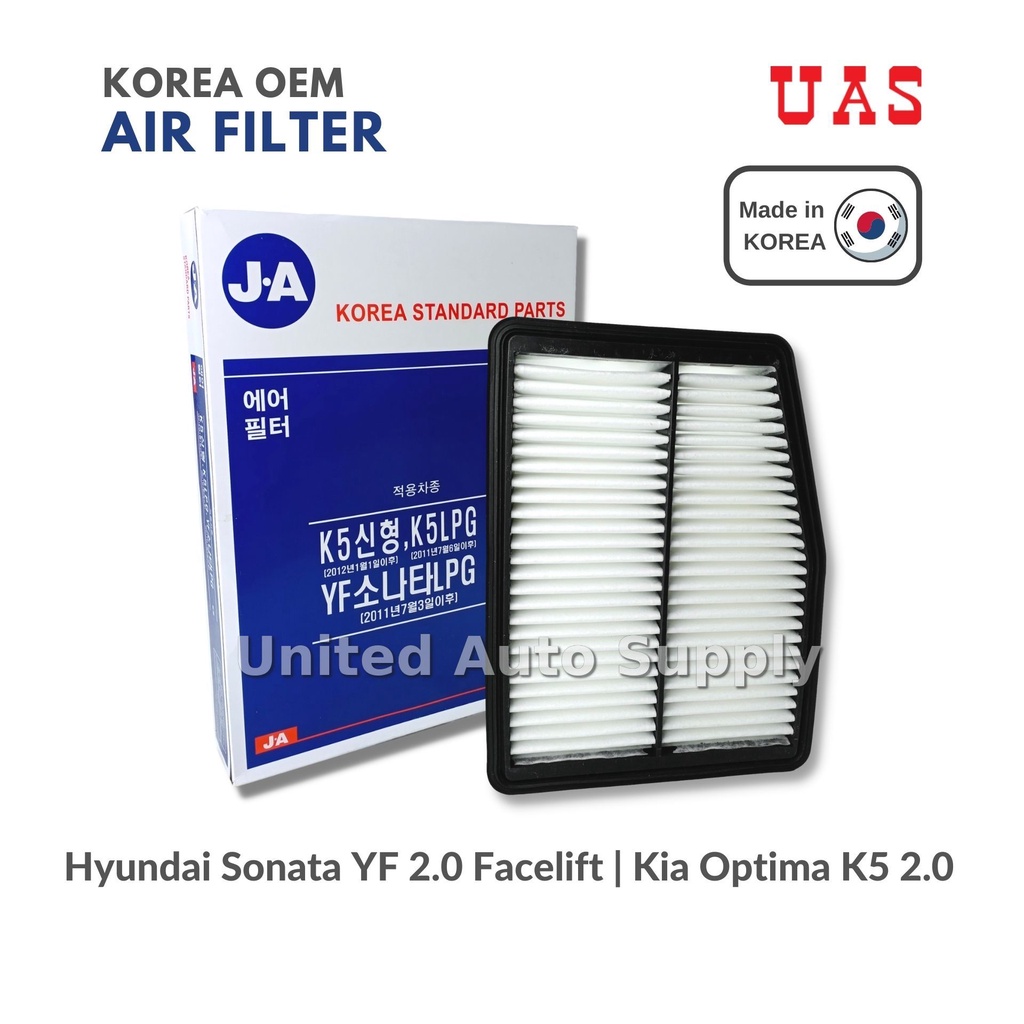 Air Filter For KIA Optima K5 2.0 HYUNDAI Sonata YF 2.0 Facelift NU Engine 28113-3S800 Made in ...