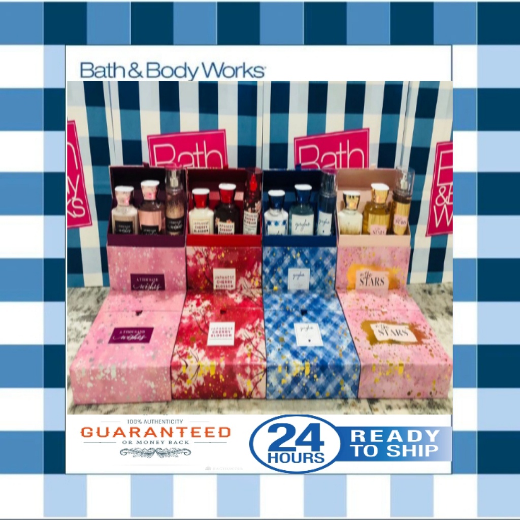🎁🎁FULL SIZE Gift Set 3in1 by Bath & Body Works 💯Original 🎁🎁 | Shopee ...