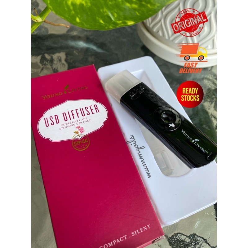 ORIGINAL Young Living USB Diffuser Black (FREE 5ml EO) | Shopee Malaysia