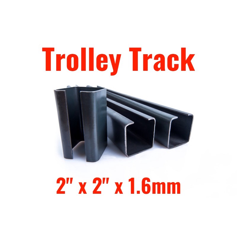 Mild Steel Trolley Track 2" x 2" x 1.6mm ( thickness ) | Shopee Malaysia