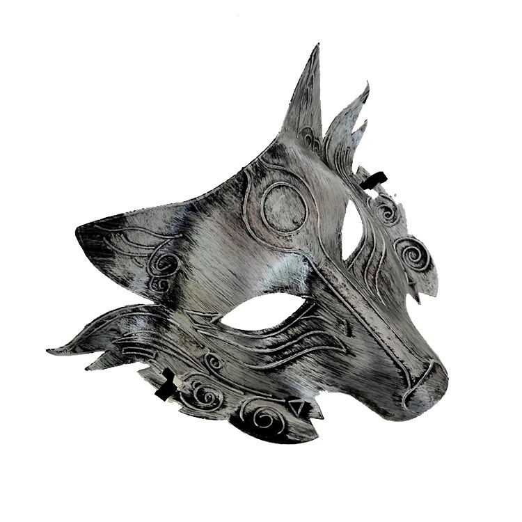 serigala topeng Wolf Mask Toys Party Halloween cosplay（1-3days will ...