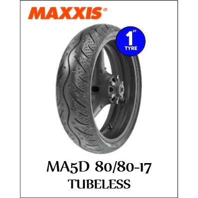 MAXXIS MOTORCYCLE TYRE VOLANS MA5D/MAFD 80/80-17 TUBELESS ( 100% ...